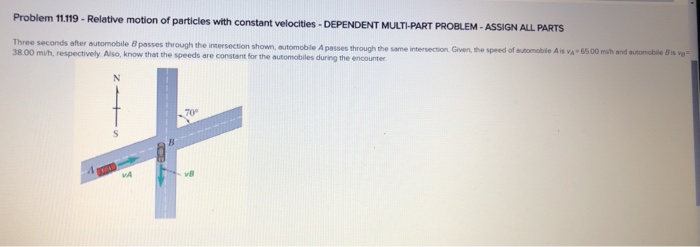Solved Determine the distance between the two automobiles 2 | Chegg.com