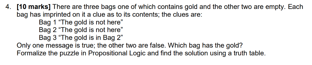 Solved 4. [10 marks] There are three bags one of which | Chegg.com