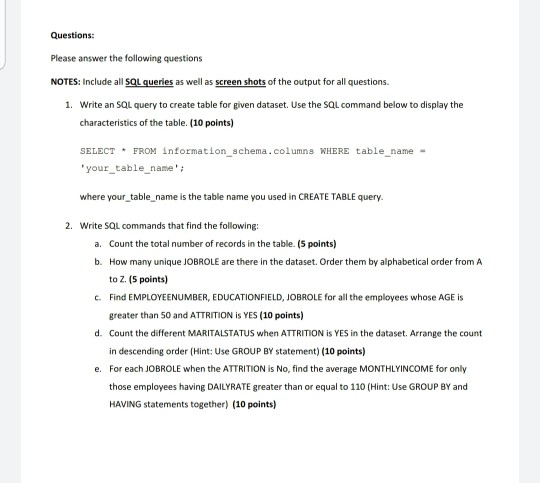 Questions: Please answer the following questions | Chegg.com