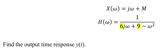 Solved A linear time invariant system with the input | Chegg.com