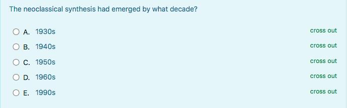 Solved The neoclassical synthesis had emerged by what | Chegg.com
