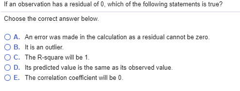 Solved When analyzing two quantitative variables, what is | Chegg.com