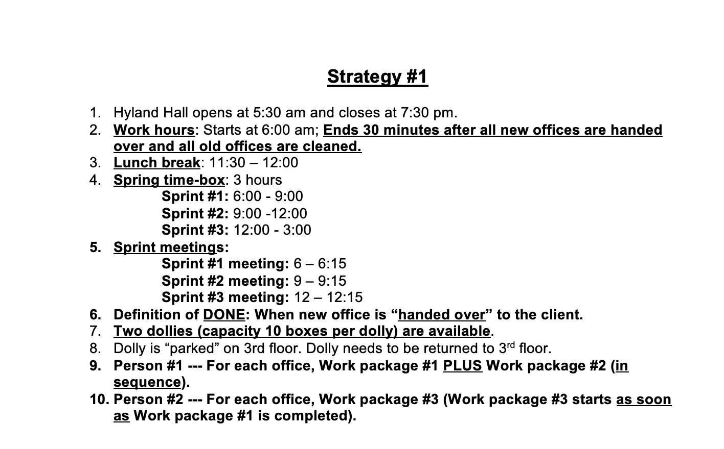 Solved Case Study #2 (Using Agile Approach - Relocation | Chegg.com