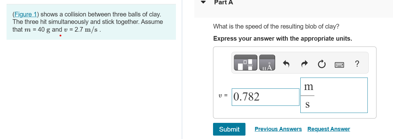 Solved (Figure 1) shows a collision between three balls of | Chegg.com