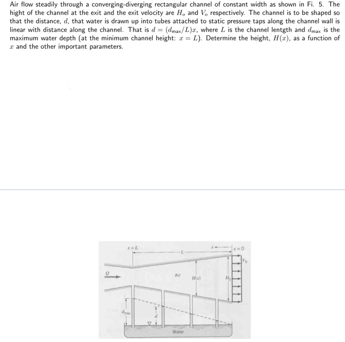 Solved Air flow steadily through a converging-diverging | Chegg.com