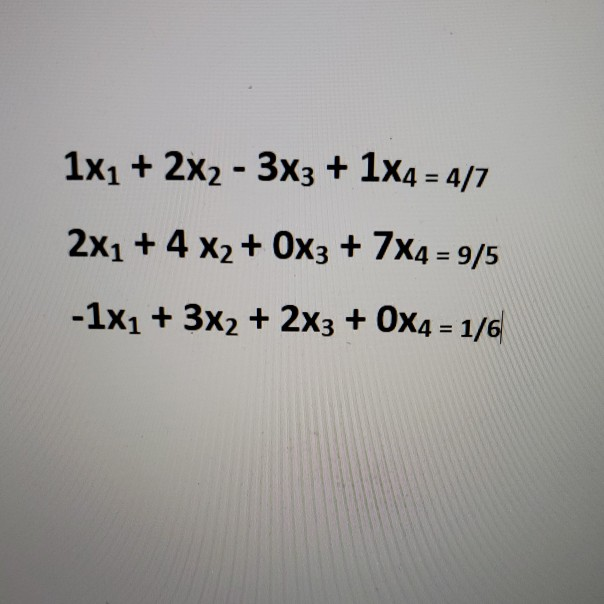 Solved solve the system of equation using LU decomposition. | Chegg.com