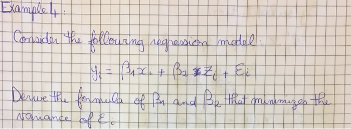 Solved Consider the following regression model: y_i = | Chegg.com