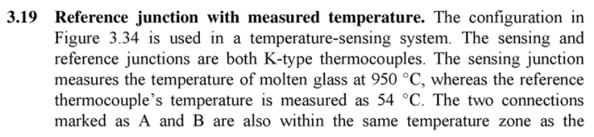 Solved 19 Reference junction with measured temperature. The | Chegg.com