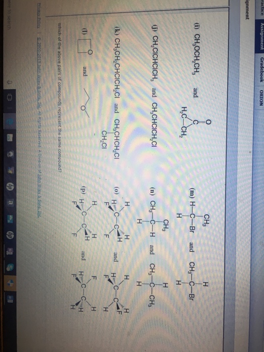 Solved consider each pair of structural formulas and state | Chegg.com