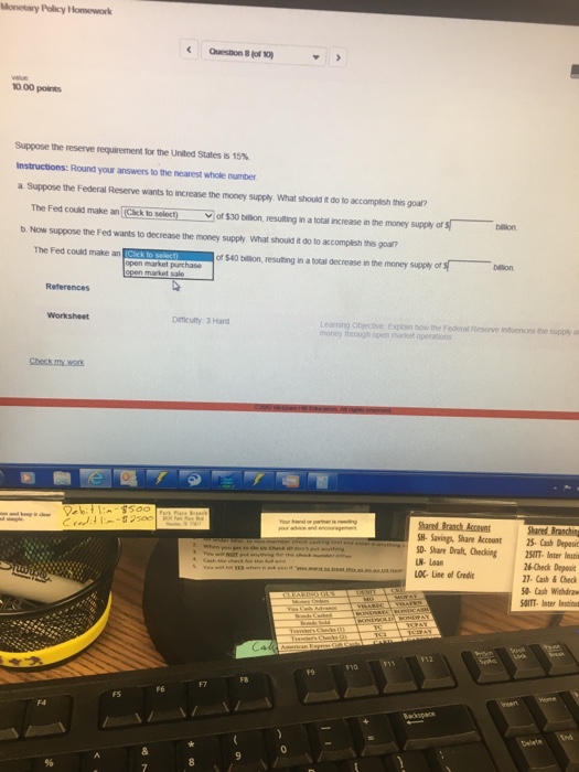 Solved Suppose the reserve requirement for the United States | Chegg.com Solved Suppose the reserve requirement for the United States | Chegg.com