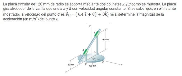 Solved The circular plate of 120 mm radius is supported by | Chegg.com