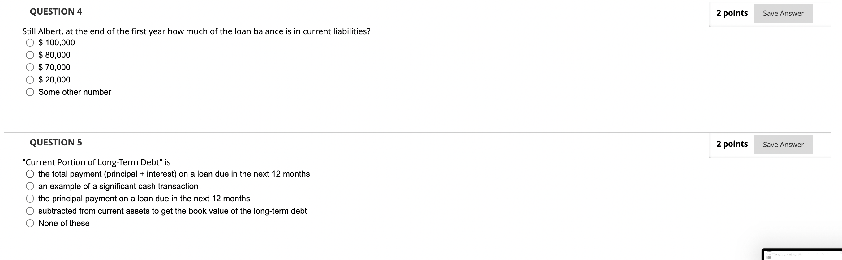 Solved Still Albert, at the end of the first year how much | Chegg.com