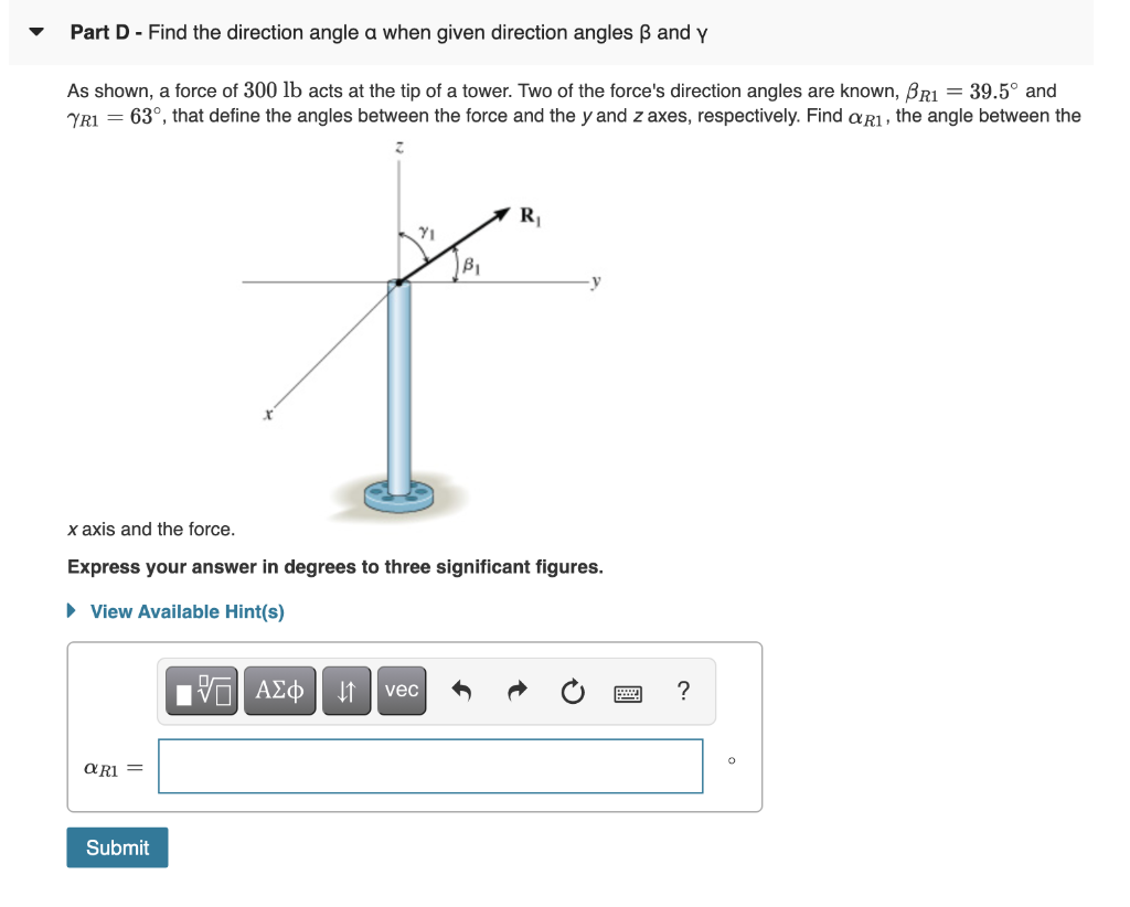 Solved Part A - Resultant of adding F1 and F3 Learning Goal: | Chegg.com