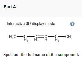 Solved Interactive 3D display mode (i) Spell out the full | Chegg.com