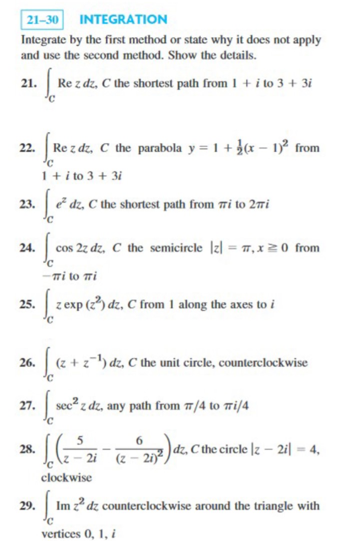 Solved Integrate by the first method or state why it does | Chegg.com