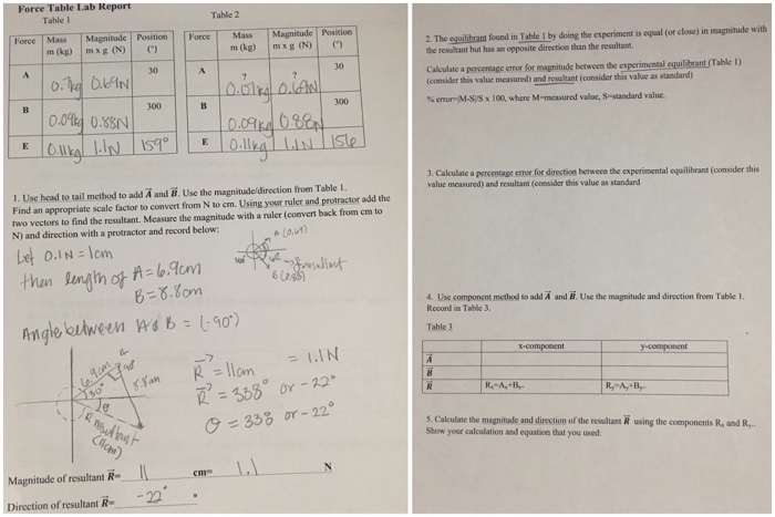 Solved Use head to tail method to add A and B. Use the | Chegg.com