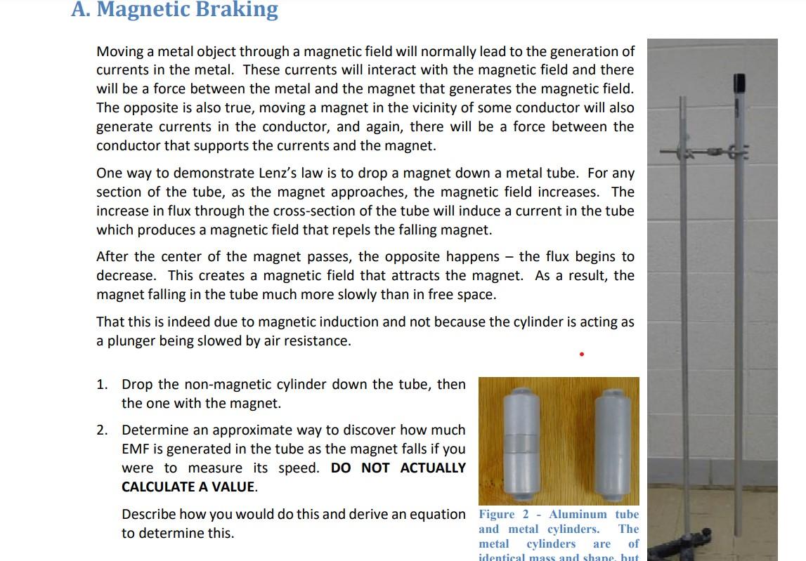Solved Moving a metal object through a magnetic field will | Chegg.com