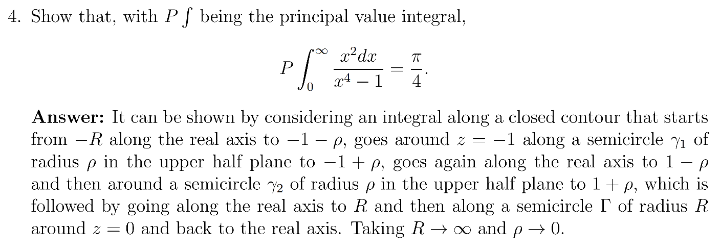 Solved Answer: It can be shown by considering an integral | Chegg.com