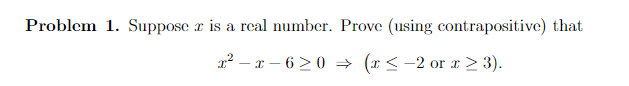 Solved Problem 1. Suppose x is a real number. Prove (using | Chegg.com