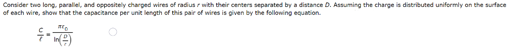 Solved Consider two long, parallel, and oppositely charged | Chegg.com