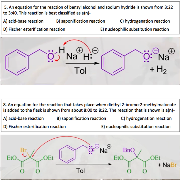 Solved 5. An equation for the reaction of benzyl alcohol and | Chegg.com