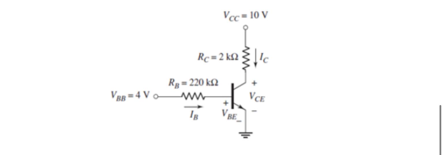 Solved A Calculate The Base Emitter And Collector Currents