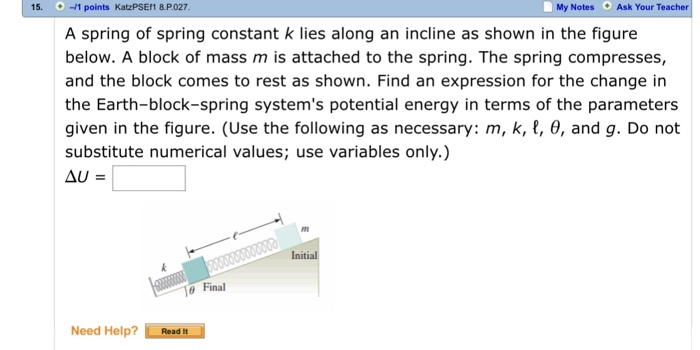 Solved 15. 1 points KatzPSEf1 8 P.027 My Notes Ask Your | Chegg.com Solved 15. 1 points KatzPSEf1 8 P.027 My Notes Ask Your | Chegg.com