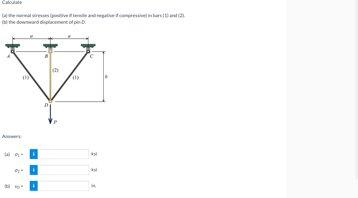 Solved The pin-connected structure shown in the figure | Chegg.com