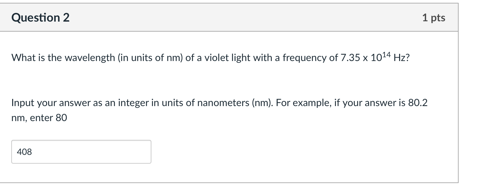 Solved Question 7 1 Pts Consider The Wavefunction X 