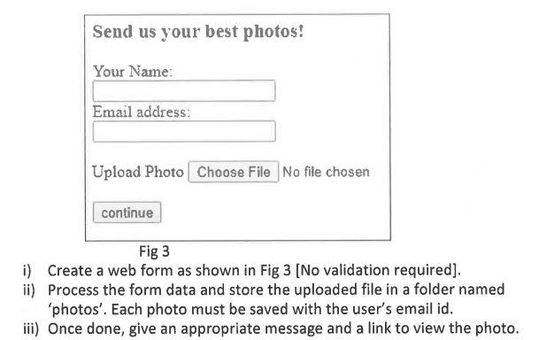 Solved Send us your best photos! Your Name: Email address: | Chegg.com