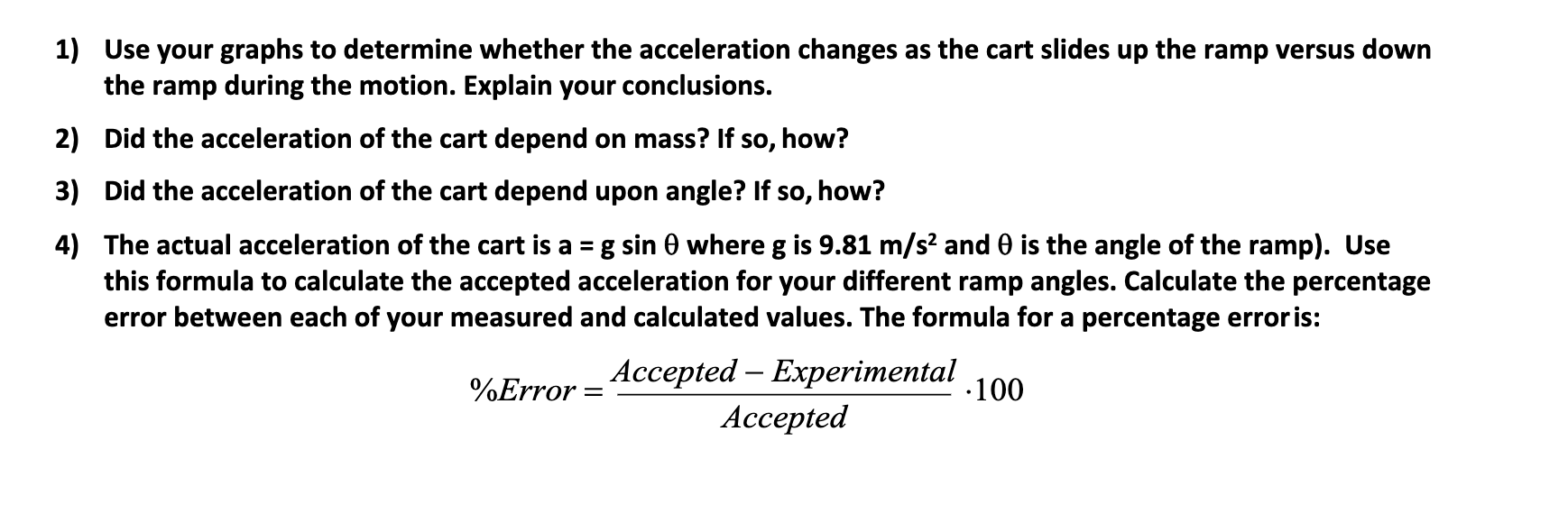 Solved 1) Use your graphs to determine whether the | Chegg.com