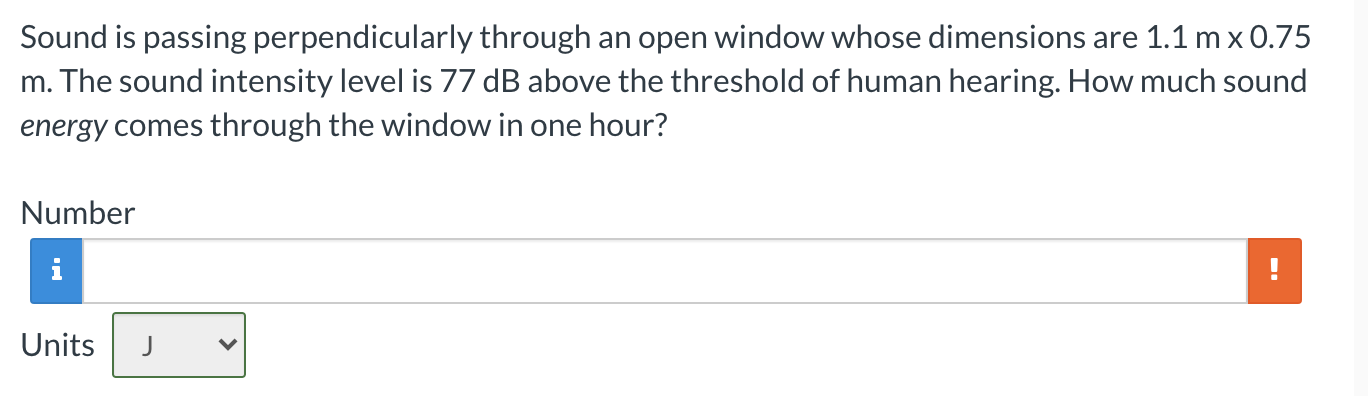 Solved Sound is passing perpendicularly through an open | Chegg.com
