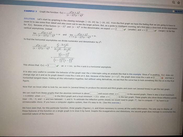 Solved Example 3 Graph The Function Fx X 2x 4 Solution 5715