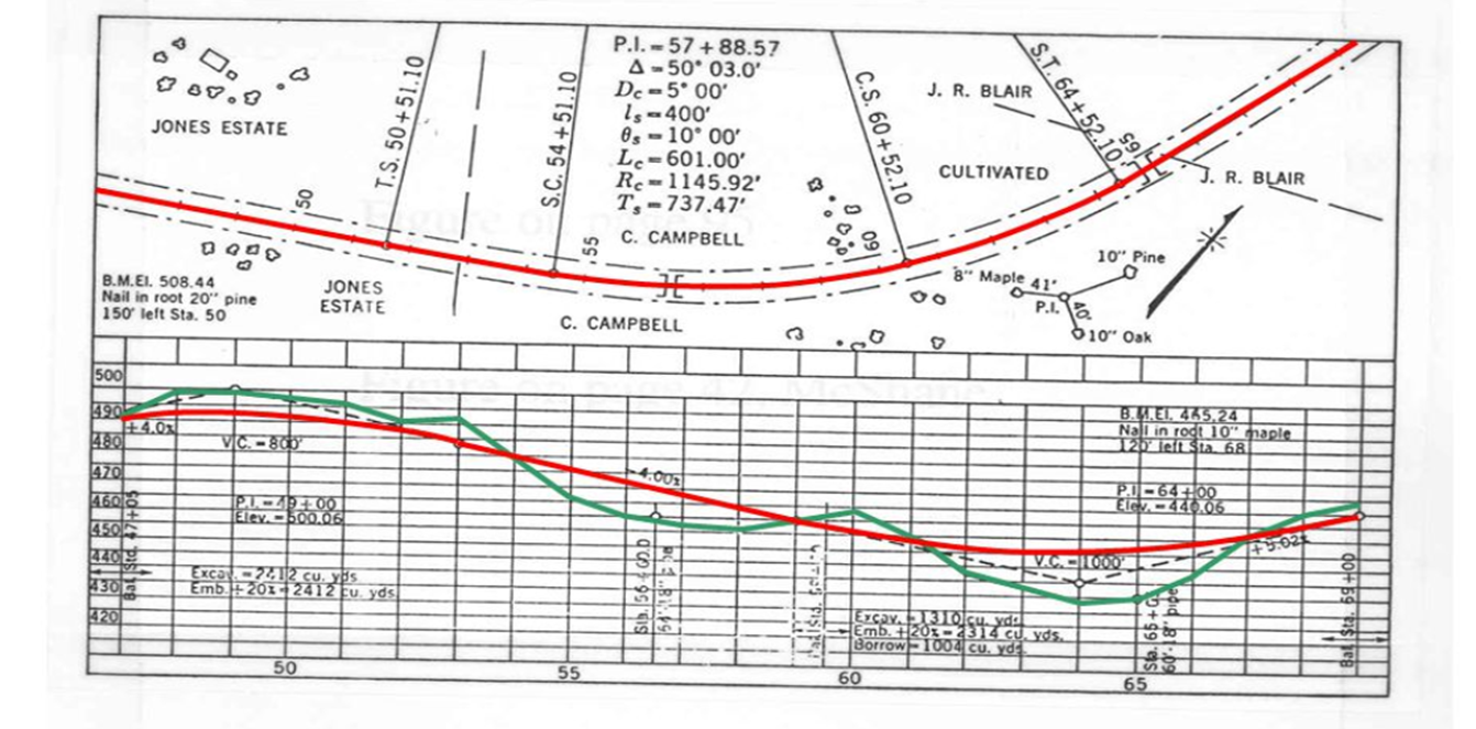 Solved CASE STUDYUsing the topographic map below), design | Chegg.com
