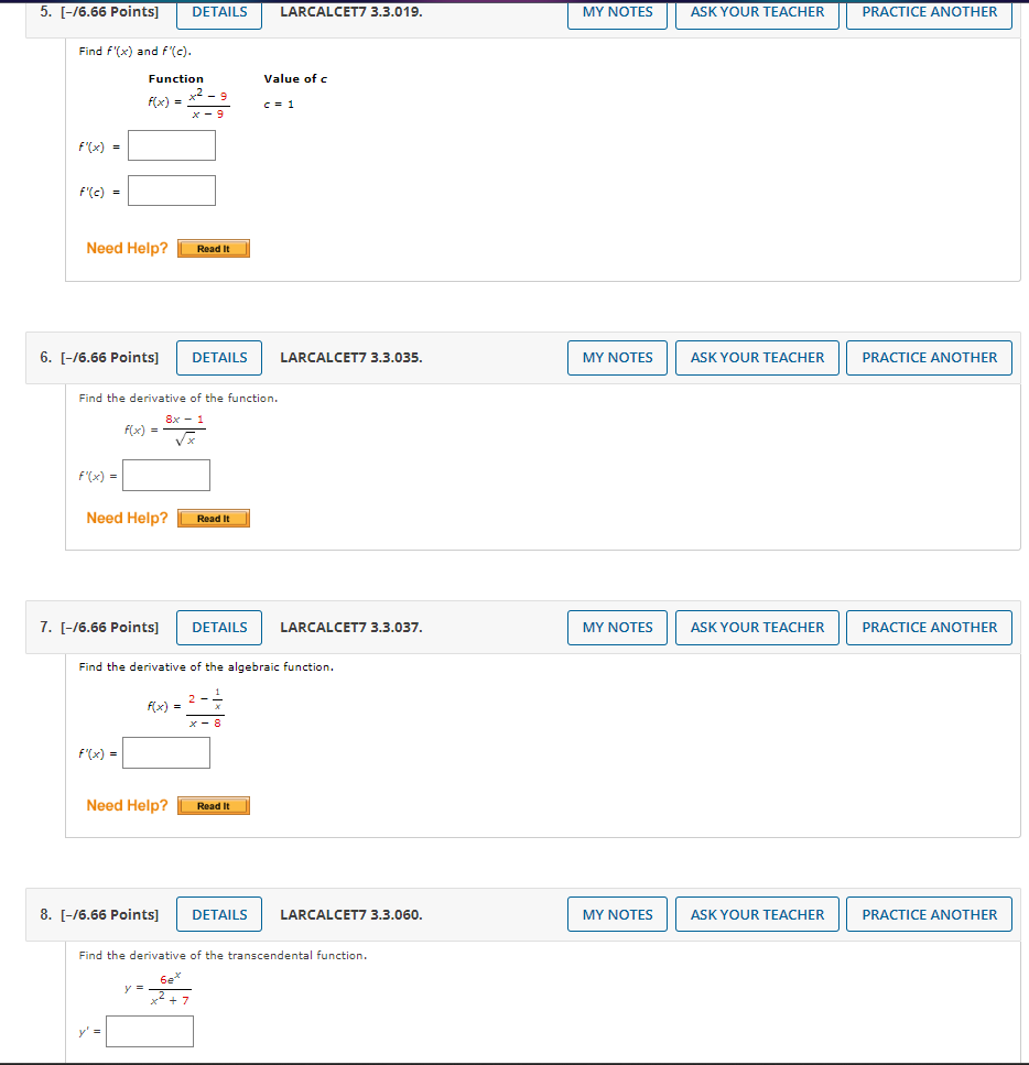 Solved Find the derivative of the function. f(x)=x2−52−5x−x2 | Chegg.com
