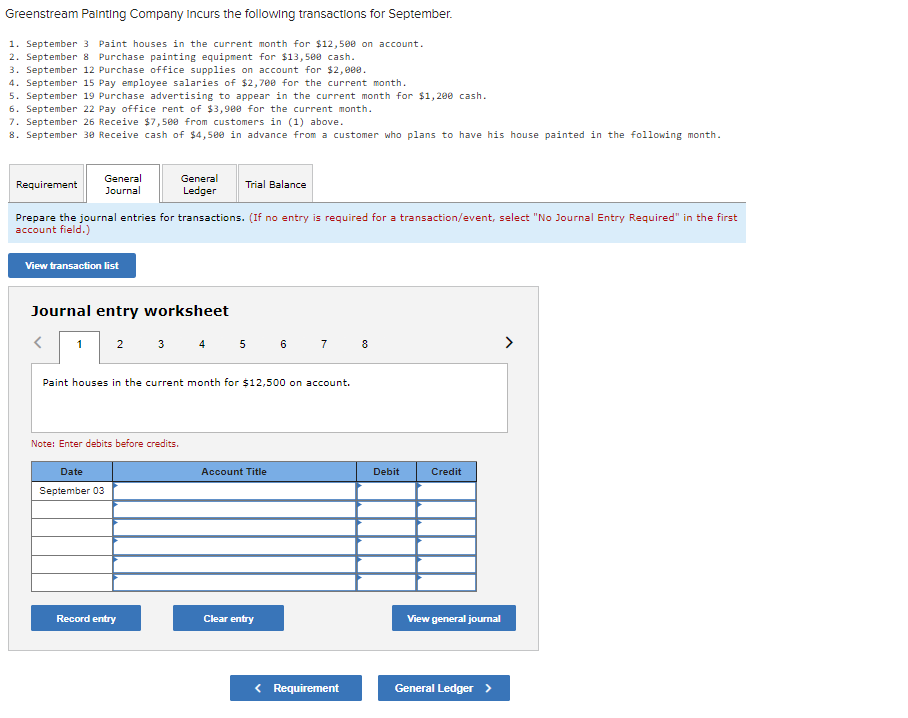 Solved Greenstream Painting Company Incurs the following | Chegg.com