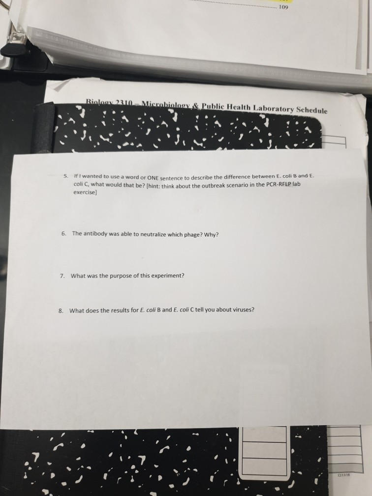 Solved Viruses and Antibodies Observing virus-host and | Chegg.com