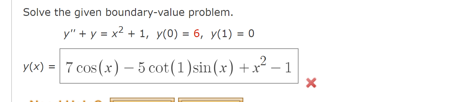 Solved Solve the given boundary-value problem. | Chegg.com