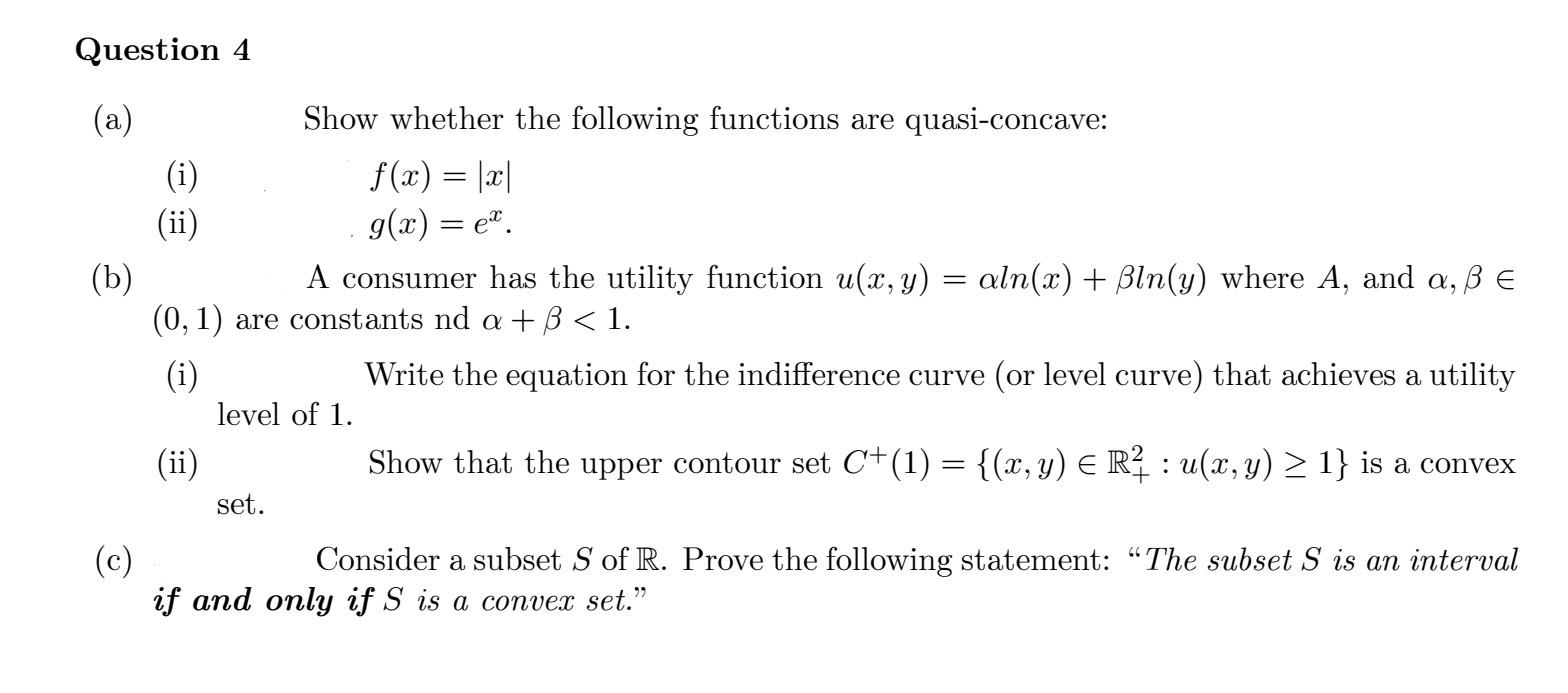 Solved (a) Show whether the following functions are | Chegg.com