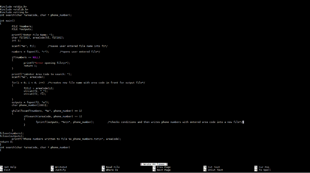 Solved Hey everyone, working on a C program, could use some | Chegg.com