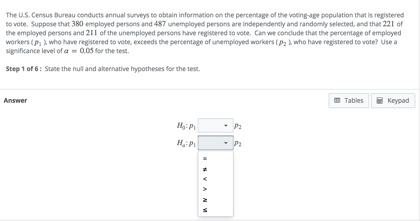 Solved The U.S. Census Bureau conducts annual surveys to | Chegg.com
