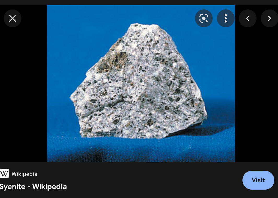 Solved Granite Rhyolite w Basalt x © W Wikipedia Visit | Chegg.com