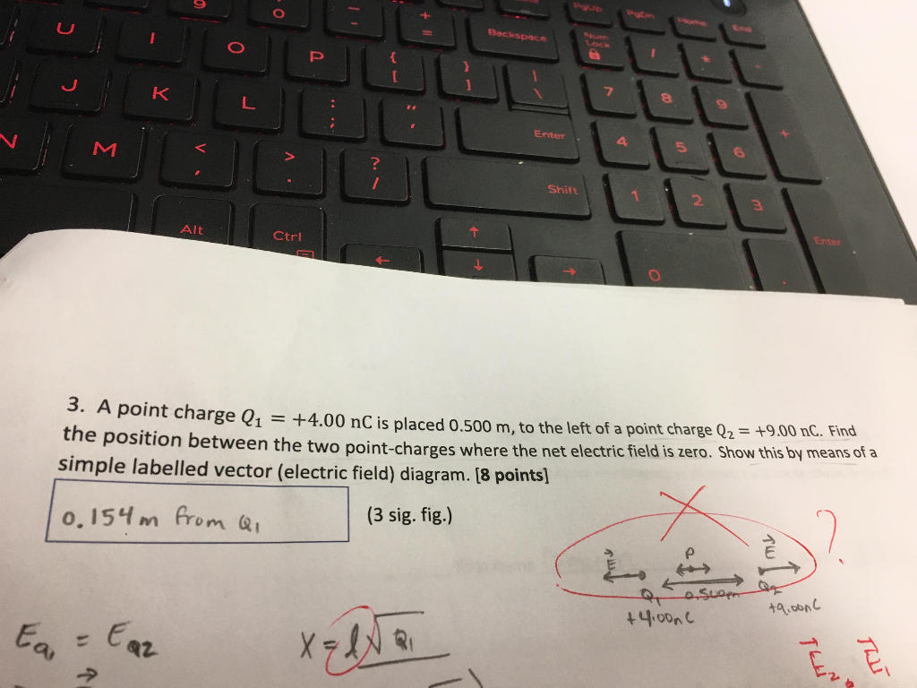 Solved I missed this problem on my physics test and would | Chegg.com