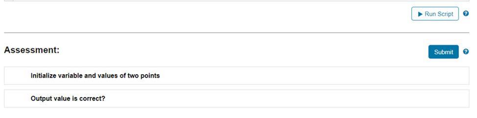 Solved Built-in MATLAB function The distance between two | Chegg.com