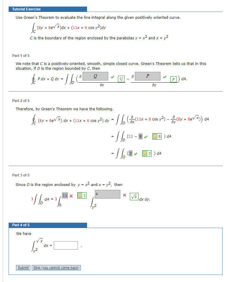Solved Use Green's Theorem to evaluate the line integral | Chegg.com