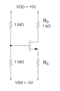 Solved For the following circuit, calculate Rs in order to | Chegg.com