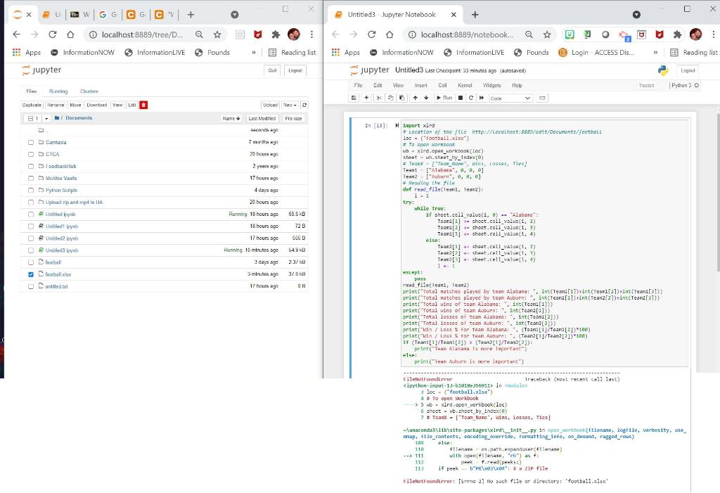 Solved X Untitled Jupyter Notebook X + Сх How GGCGC + € → CO | Chegg.com