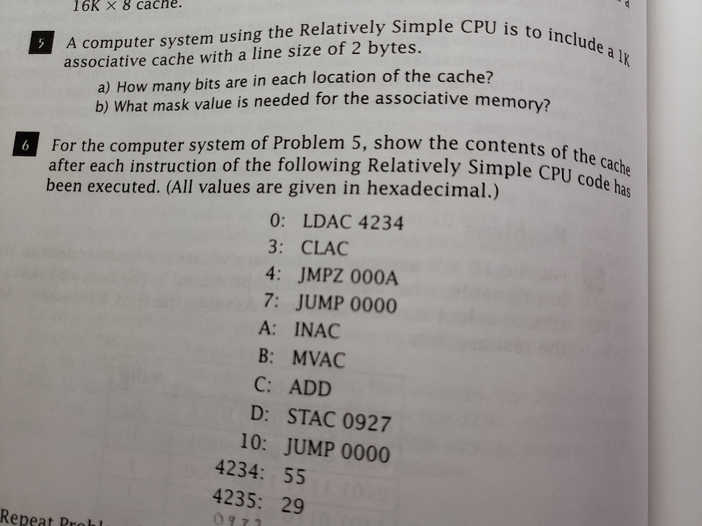 A Computer System Using The Relatively Simple Cpu Is 