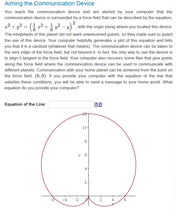 Solved Aiming the Communication DeviceYou reach the | Chegg.com