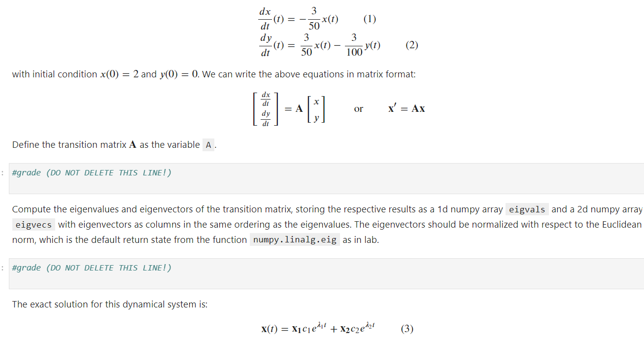 CHW8.1. Dynamical Systems: Modeling the concentration | Chegg.com